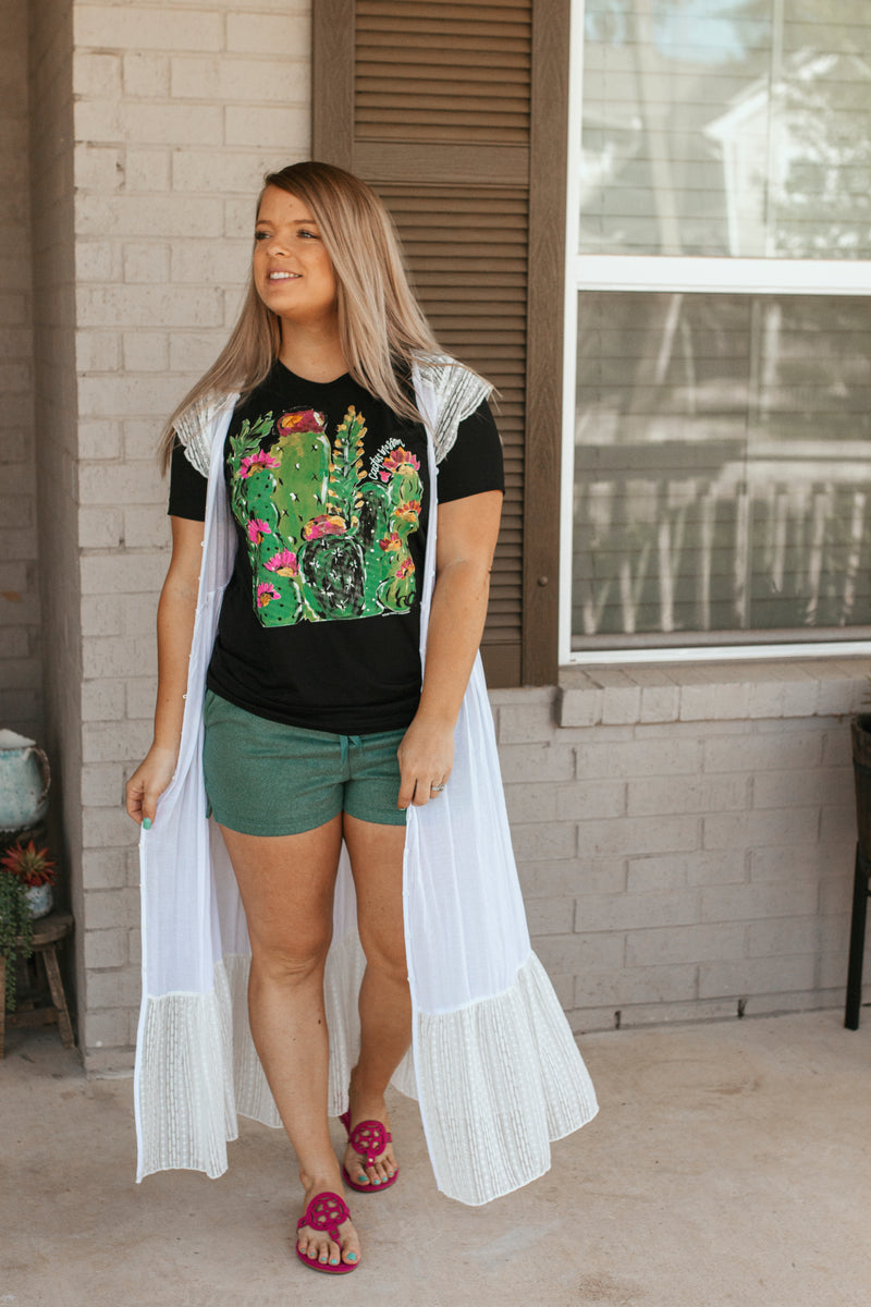 Kari's White Duster – Barbed Wire and Lace Boutique LLC